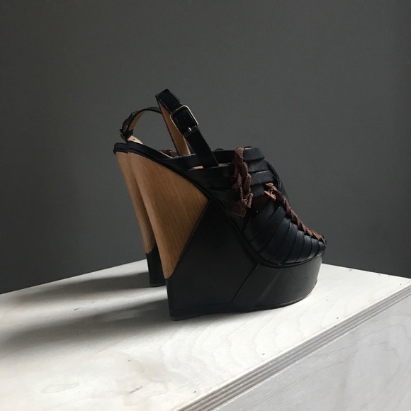 Lanvin | Shoes | Lanvin Wedge Sandal With Weaving | Poshmark